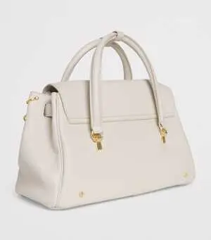 Thom Browne Grain Leather Bolton Top-handle Bag