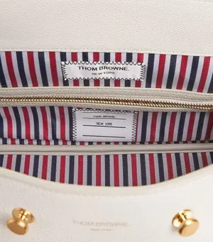 Thom Browne Grain Leather Bolton Top-handle Bag