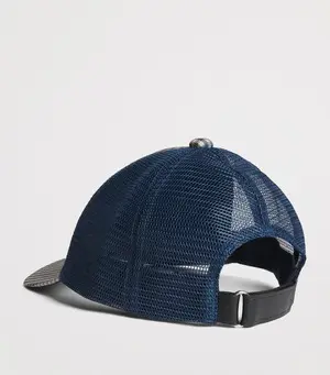Emporio Armani Houndstooth Baseball Cap