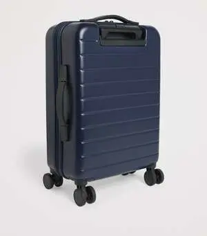 Emporio Armani Logo Carry-on Suitcase - Blue