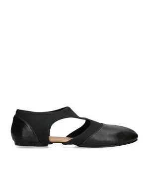 MAISON MARGIELA Leather Tabi Jazz Slippers