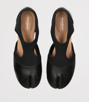 MAISON MARGIELA Leather Tabi Jazz Slippers