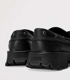 Loewe Leather Bobby Loafers