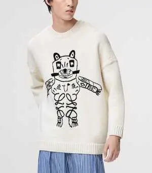 Loewe X Louis Wain Wool Lucky Cat Sweater