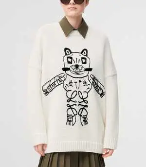 Loewe X Louis Wain Wool Lucky Cat Sweater