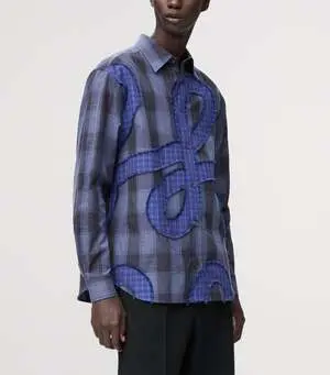 Loewe Cotton Long-sleeve Check Shirt