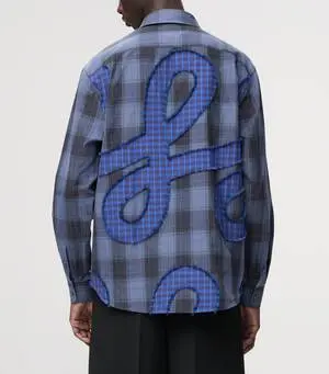 Loewe Cotton Long-sleeve Check Shirt