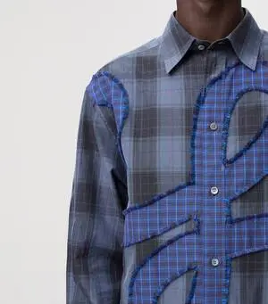 Loewe Cotton Long-sleeve Check Shirt