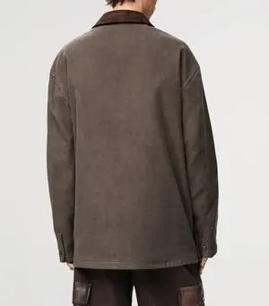 Loewe Felt Leather-patch Overshirt