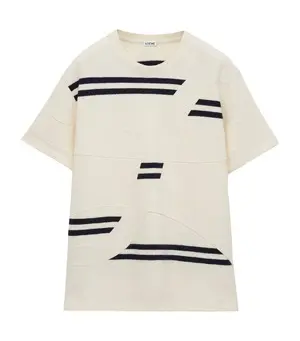 Loewe Wool-blend Oversized T-shirt - White