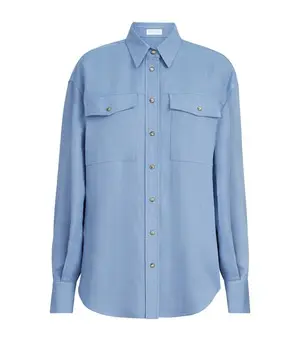 Brunello Cucinelli Twill Twin-pocket Shirt