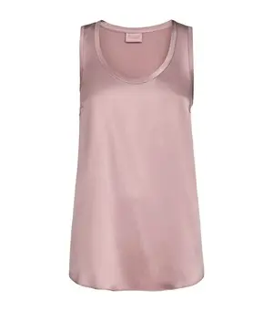 Brunello Cucinelli Stretch-silk Sleeveless Top