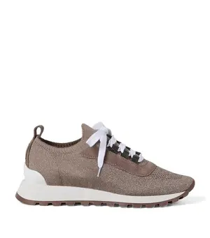 Brunello Cucinelli Cotton-blend Knit Runner Sneakers