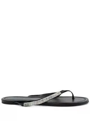 Christopher Esber Frida Pierced Flip-flops - Black