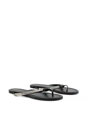 Christopher Esber Frida Pierced Flip-flops - Black