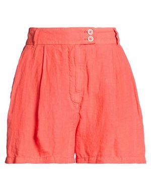 120% Lino Linen Shorts Red