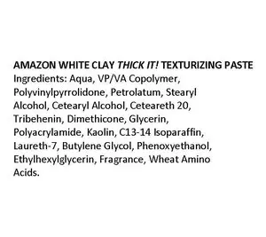 TAYA BEAUTY Amazon White Clay Thick-it! Texturi Zing Paste