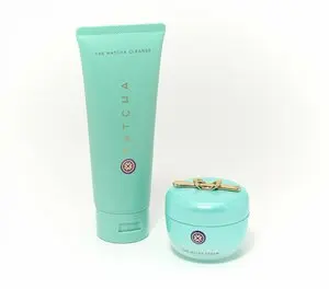 TATCHA Water Cream & Matcha Cleanser 2pc Set