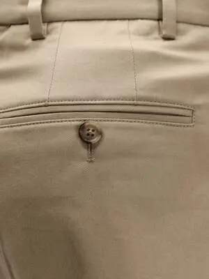 Ami Virgin Wool Shorts - Beige