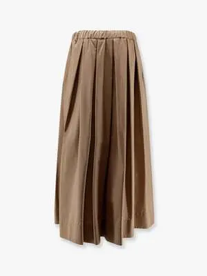 Max Mara Pineta Cotton Skirt - Beige