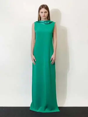 Max Mara Mxmeaere Long Dress - Green