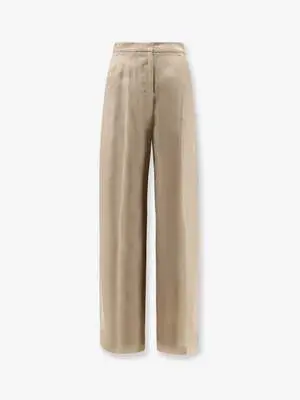 Max Mara Silk Wide Leg Trousers