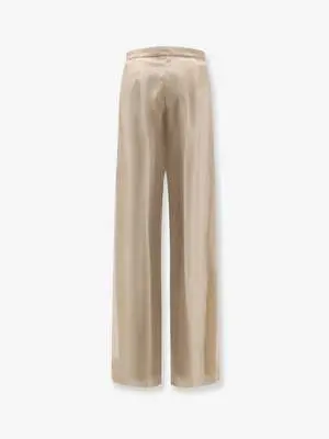 Max Mara Silk Wide Leg Trousers
