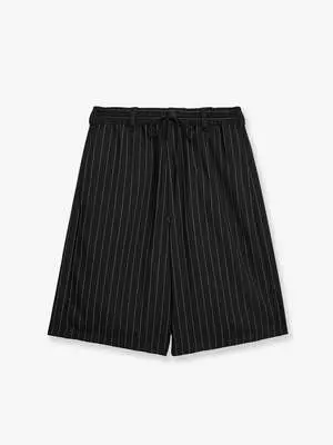 ADIDAS Y-3 Pinstriped Bermuda Shorts