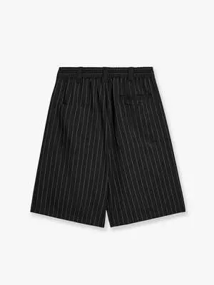 ADIDAS Y-3 Pinstriped Bermuda Shorts