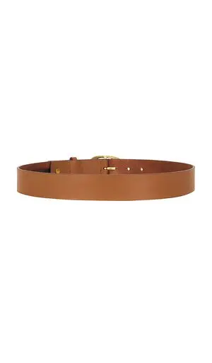 Rag & Bone Vera Belt With Gold-tone Hardware - Cinnamon