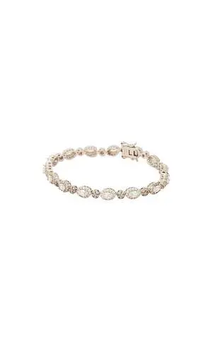 THE M JEWELERS NY Oval Paved Bracelet - Silver