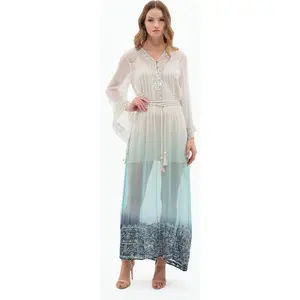 Calypso St. Barth Paisley Print Maxi Dress