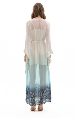 Calypso St. Barth Paisley Print Maxi Dress