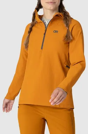 OUTDOOR RESEARCH Freewheel Mtb Half Zip Hoodie - Sedona