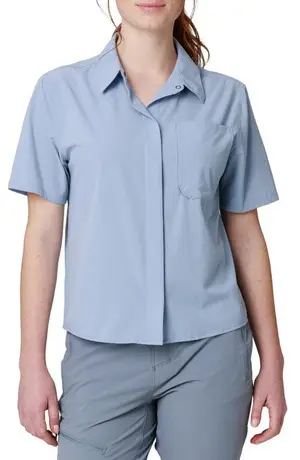 OUTDOOR RESEARCH Astroman Short Sleeve Sun Shirt - Fjord