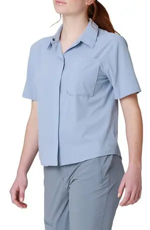 OUTDOOR RESEARCH Astroman Short Sleeve Sun Shirt - Fjord