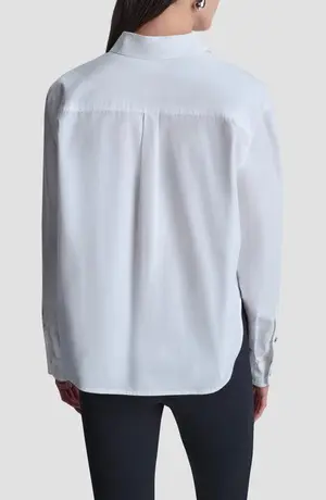 Dkny Patch Detail Cotton Button-up Shirt