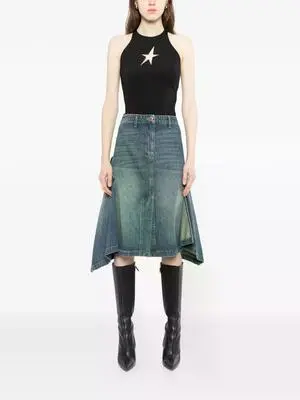 Brandon Maxwell The Frankie Denim Skirt