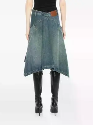 Brandon Maxwell The Frankie Denim Skirt