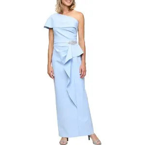 Short Sleeve Off-the-Shoulder Gowns