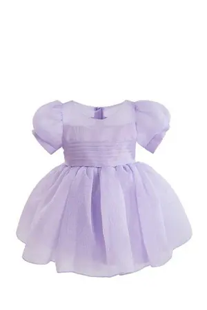 TULLEEN Party Dress With Bow - Purple