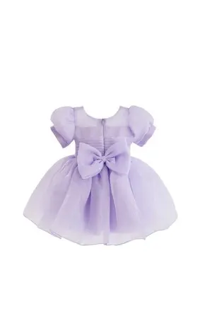 TULLEEN Party Dress With Bow - Purple