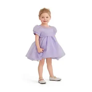 TULLEEN Party Dress With Bow - Purple