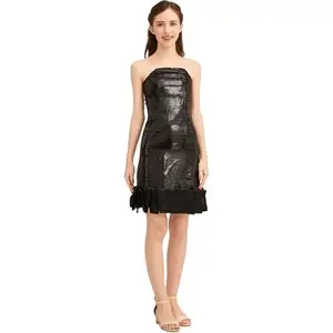TULLEEN Satin Strapless Dress