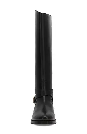 THE FRYE COMPANY Melissa Belted Knee High Boots - Black