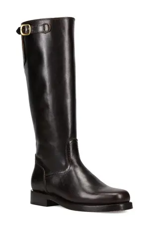 Frye Campus Knee High Riding Boot - Bourbon