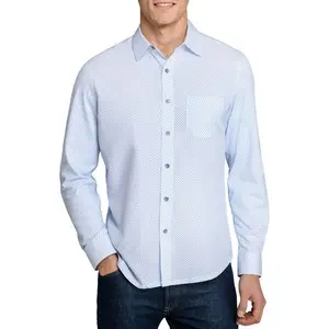 W.R.K Slim Fit Micro Geo Dot Reworked Button-up Shirt