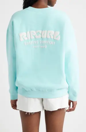 Rip Curl Cotton-blend Logo Sweatshirt
