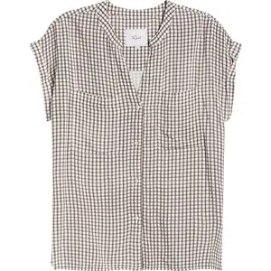 Rails Gingham Button-up Shirt With Patch Pockets