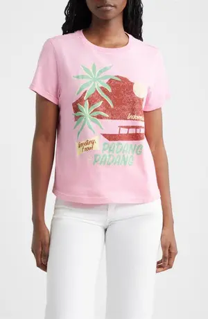 Rails The Classic Crew Cotton Graphic T-shirt - Padang
